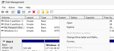 Steps to Change a Drive Letter in Windows